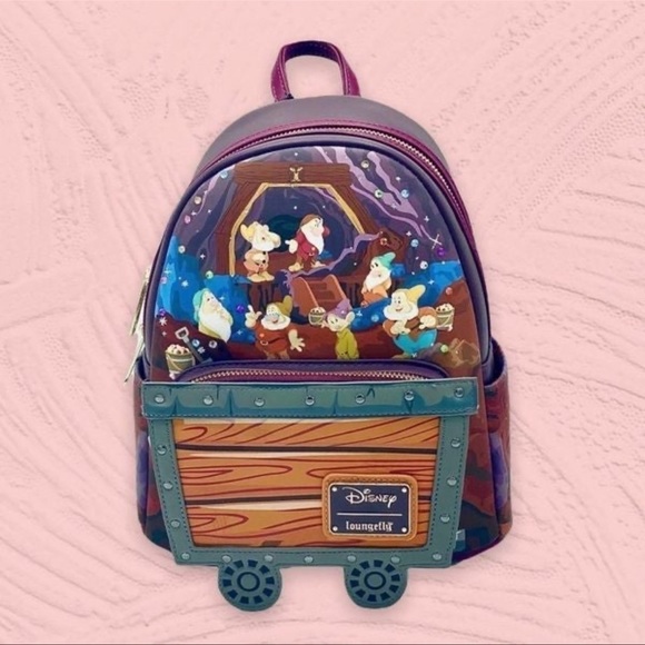 Loungefly | Bags | Exclusive Loungefly Seven Dwarf Mine Cart Mini ...